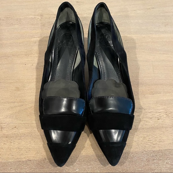 Tory Burch | Shoes | Tory Burch Saray Kitty Heels Black Pointy Toe ...